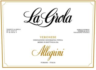 2018 ALLEGRINI LA GROLA VERONESE 750ML - Hill Side Vineyards