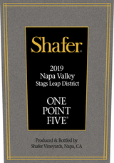 2019 SHAFER VINEYARDS ONE POINT FIVE CABERNET SAUVIGNON STAGS LEAP ...