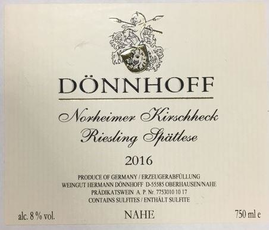 2021 Donnhoff Riesling Norheimer Kirschheck Spatlese - Hill Side Vineyards