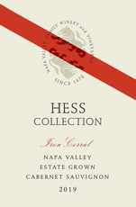2019 The Hess Collection Cabernet Sauvignon Iron Corral Estate Grown ...