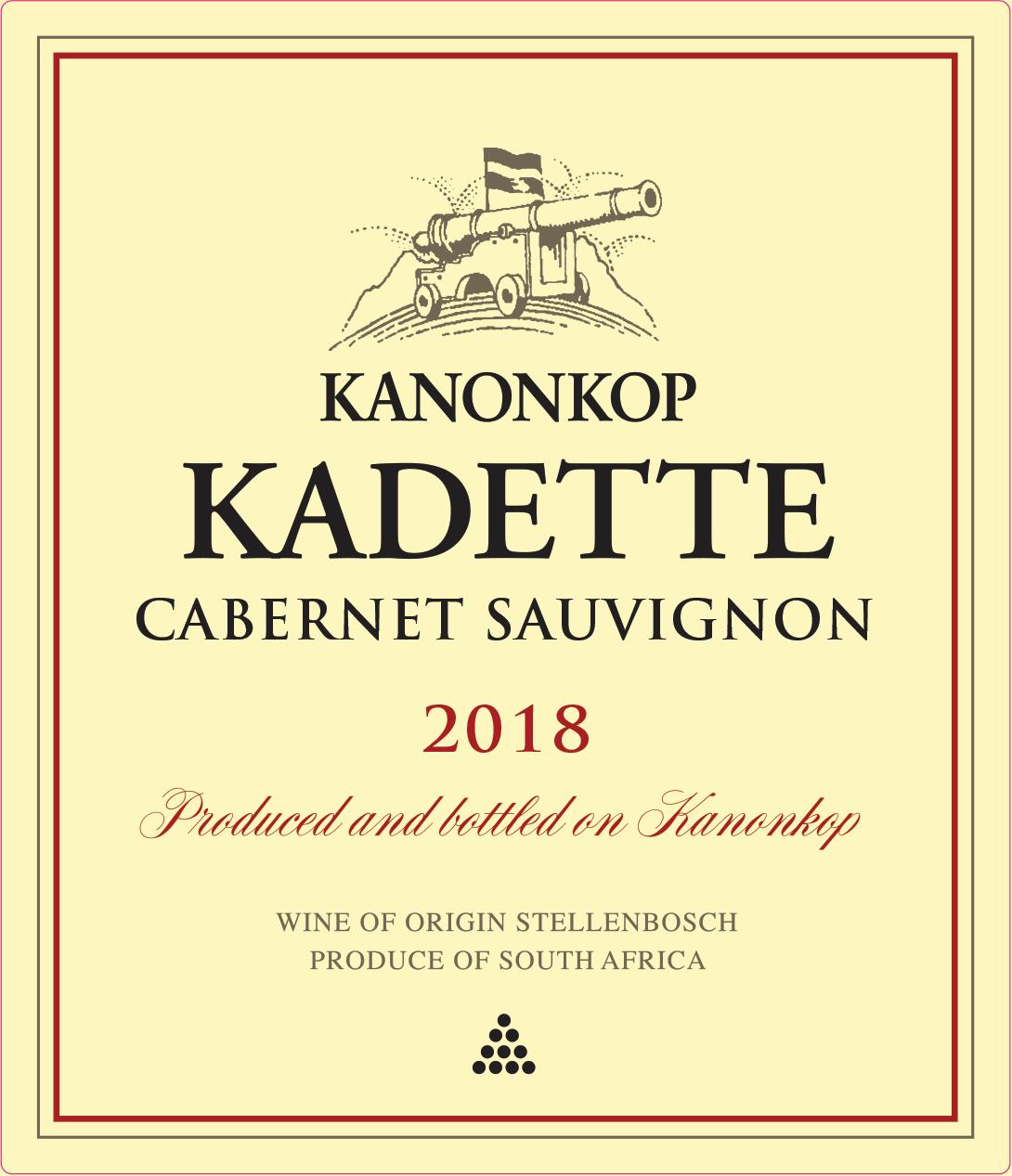 2020 Kanonkop Pinotage Kadette Stellenbosch 750ML - Hill Side Vineyards
