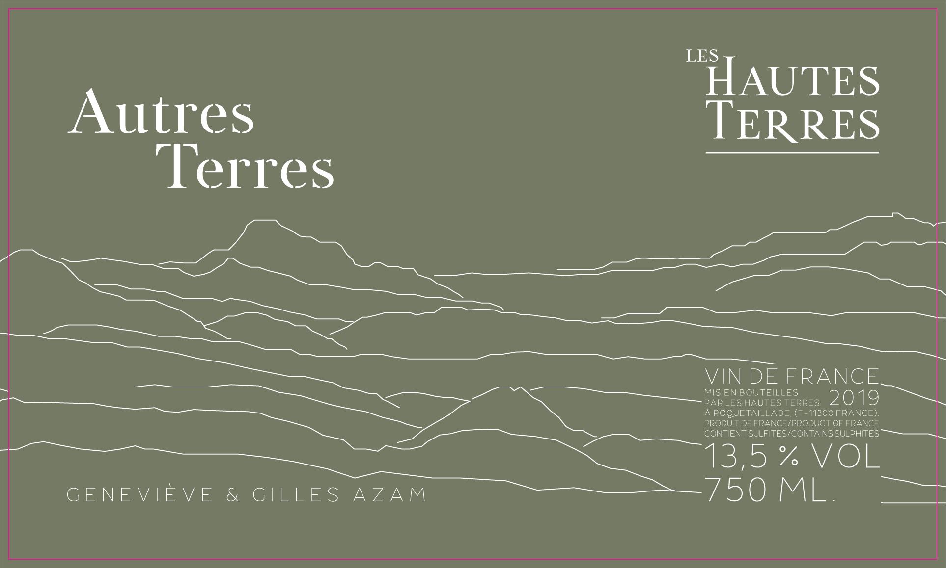 2022 Domaine Les Hautes Terres Autres Terres Rouge 750ML - Hill Side ...