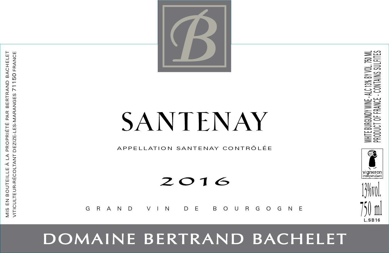 2021 Bertrand Bachelet Santenay Blanc 750ML Hill Side Vineyards 2021 Bertrand Bachelet Santenay Blanc 750ML Hill Side Vineyards