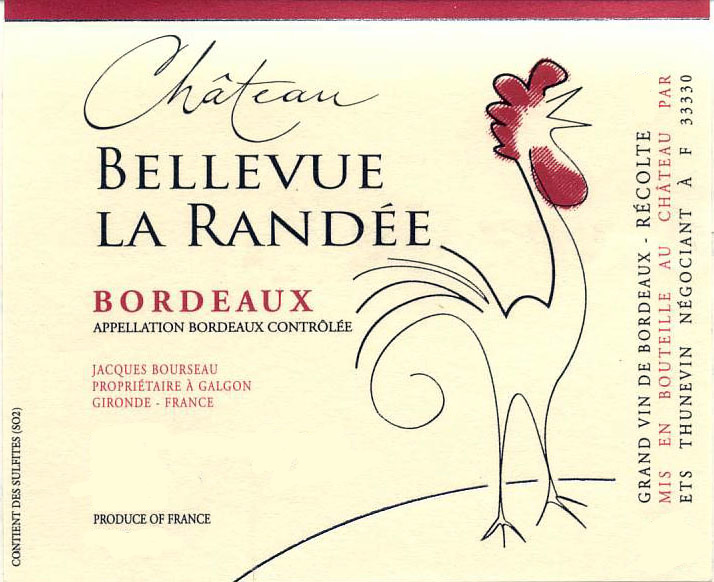 2015 Chateau Bellevue la Randee Bordeaux 750ML - Hill Side Vineyards